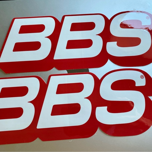BBS | Other | Bbs Wheels Authentic Sticker Bmw Porsche Volkswagen Honda ...